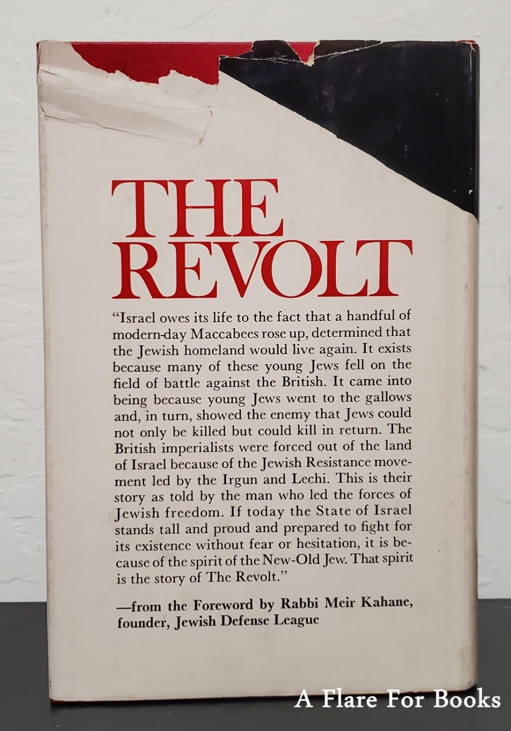 Revolt by Menachem Begin - 1st Thus Hb Edn.