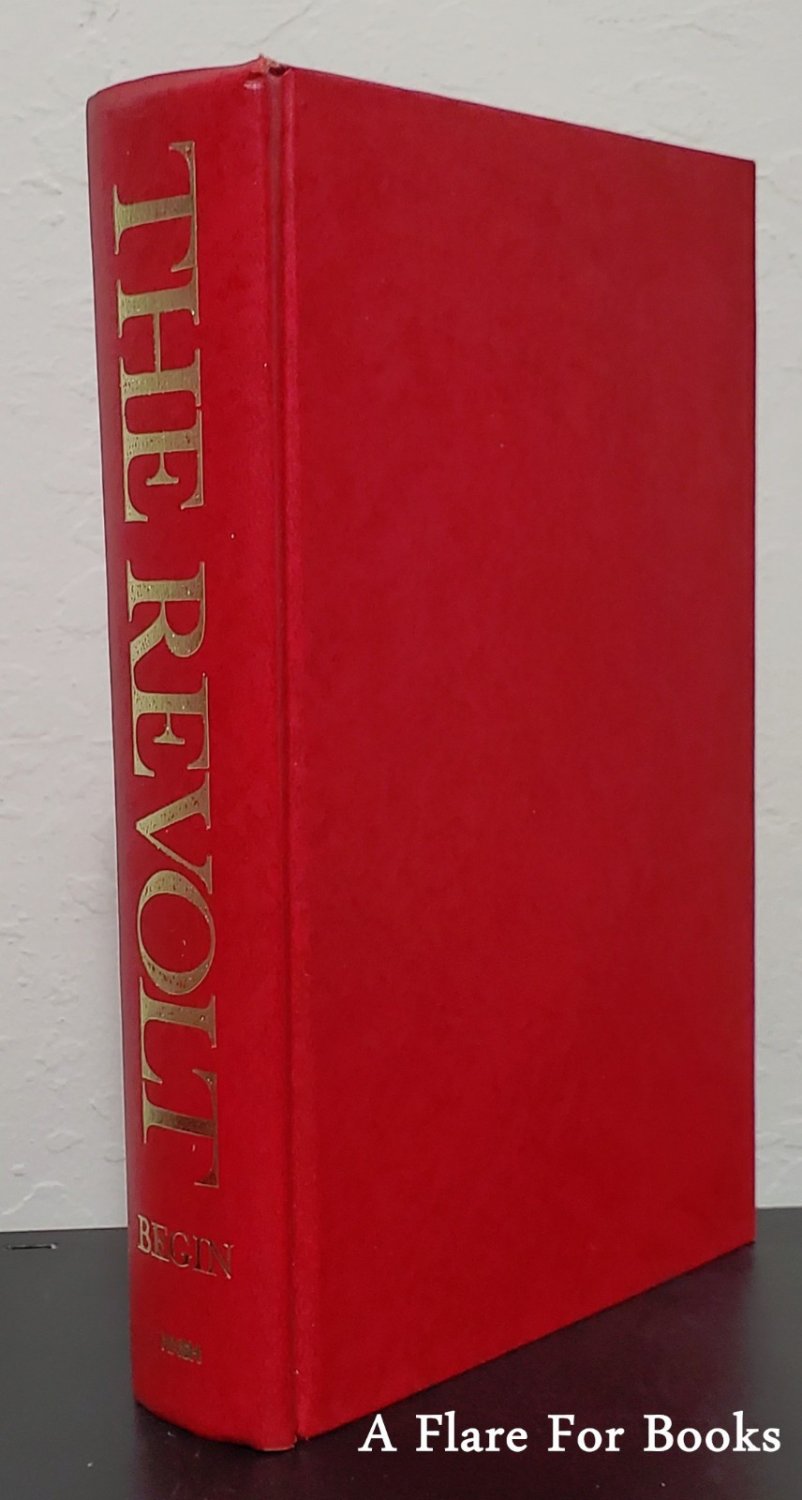 Revolt by Menachem Begin - 1st Thus Hb Edn.