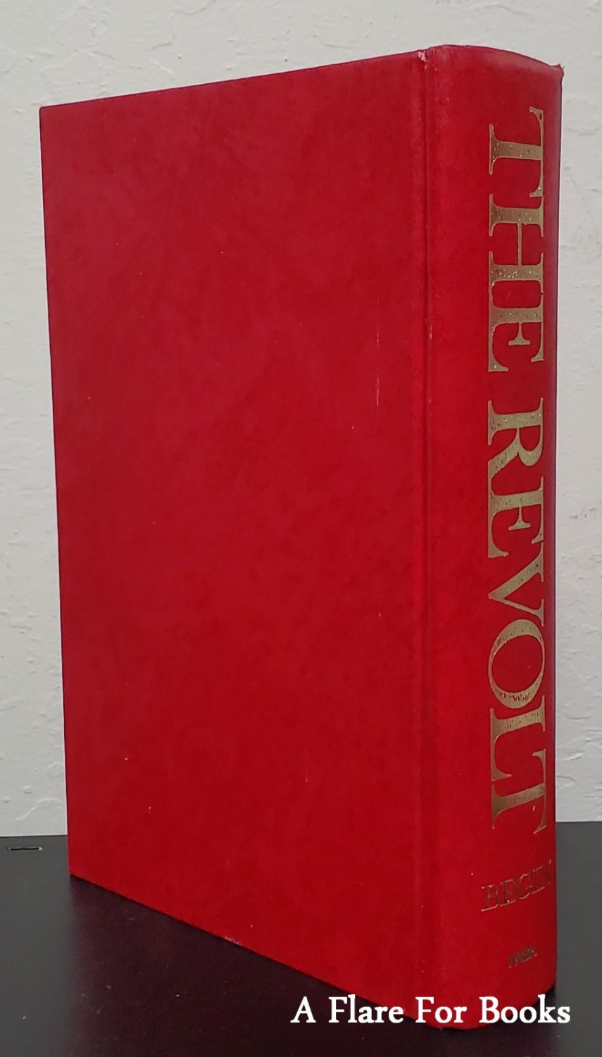 Revolt by Menachem Begin - 1st Thus Hb Edn.