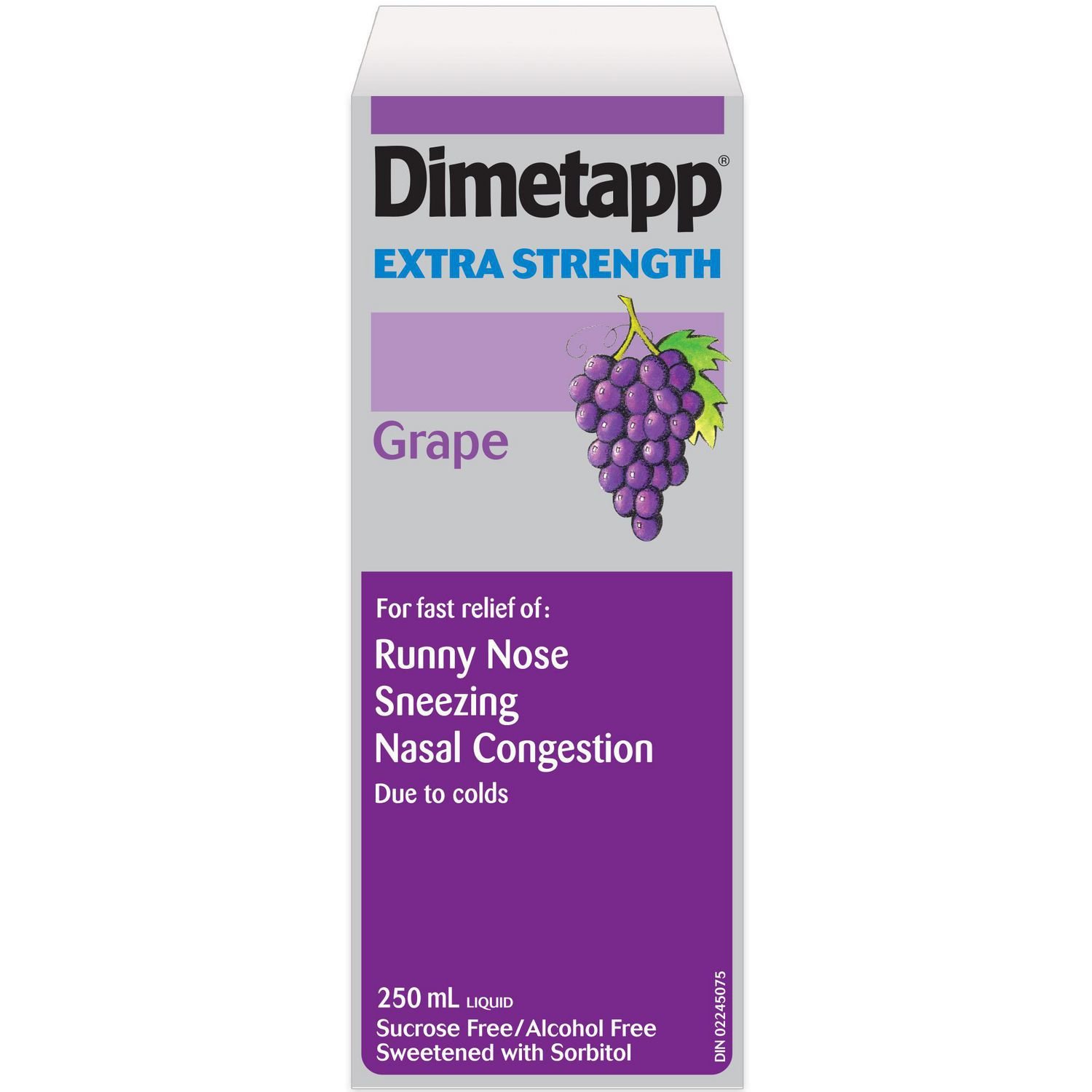 Dimetapp Extra Strength Syrup Grape 2 x 250ml Canada