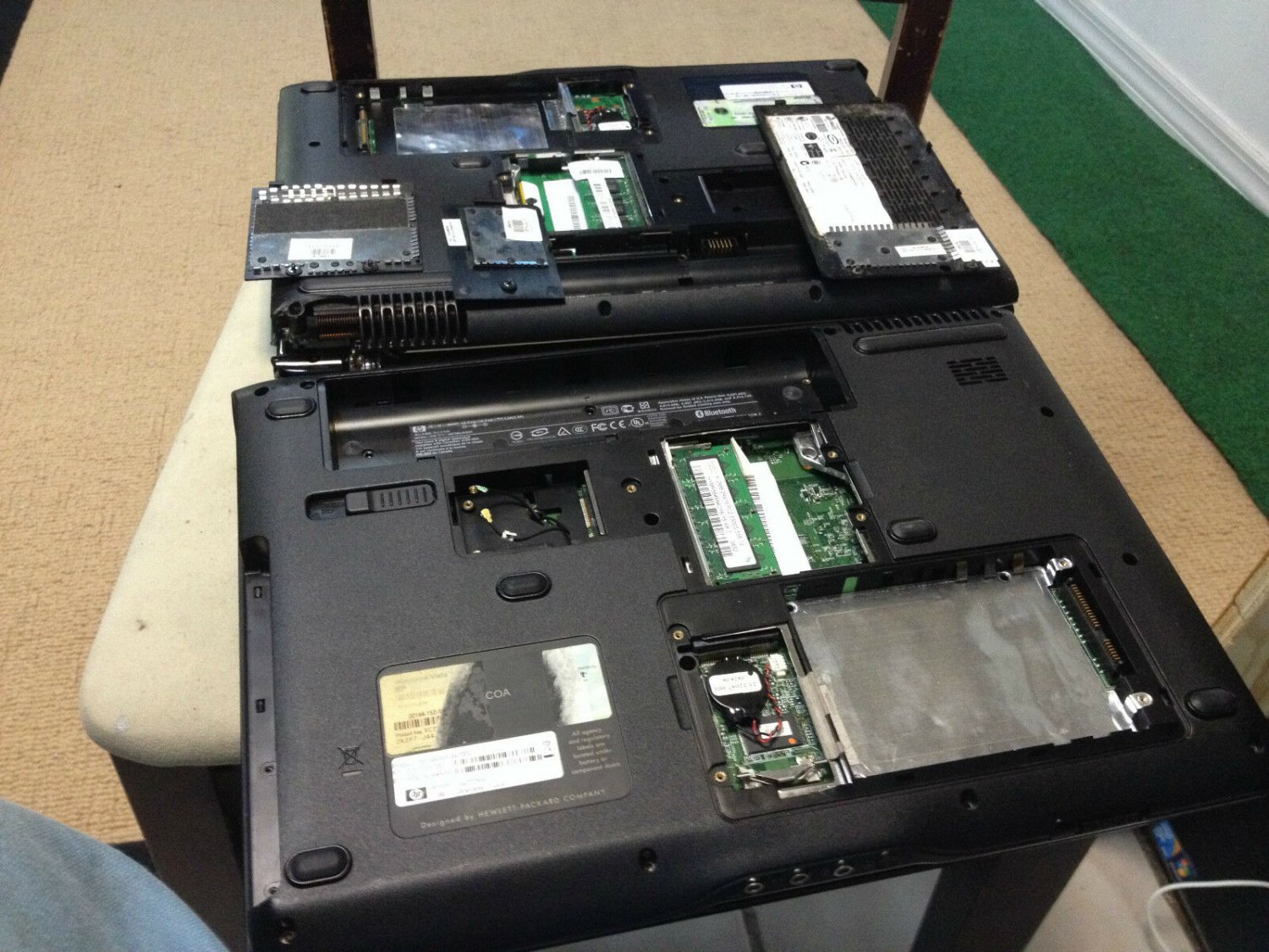 2 LAPTOPS - 2 HP Pavilion dv2000 14.1" Notebook ( DV2037us & DV2225nr ...