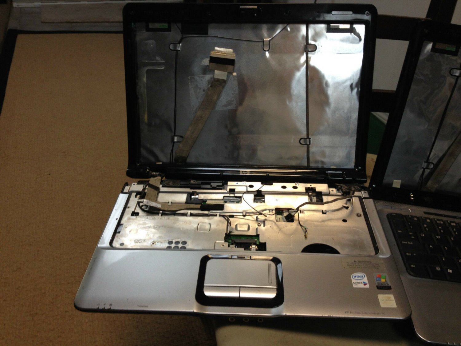 2 LAPTOPS - 2 HP Pavilion dv2000 14.1" Notebook ( DV2037us & DV2225nr ...