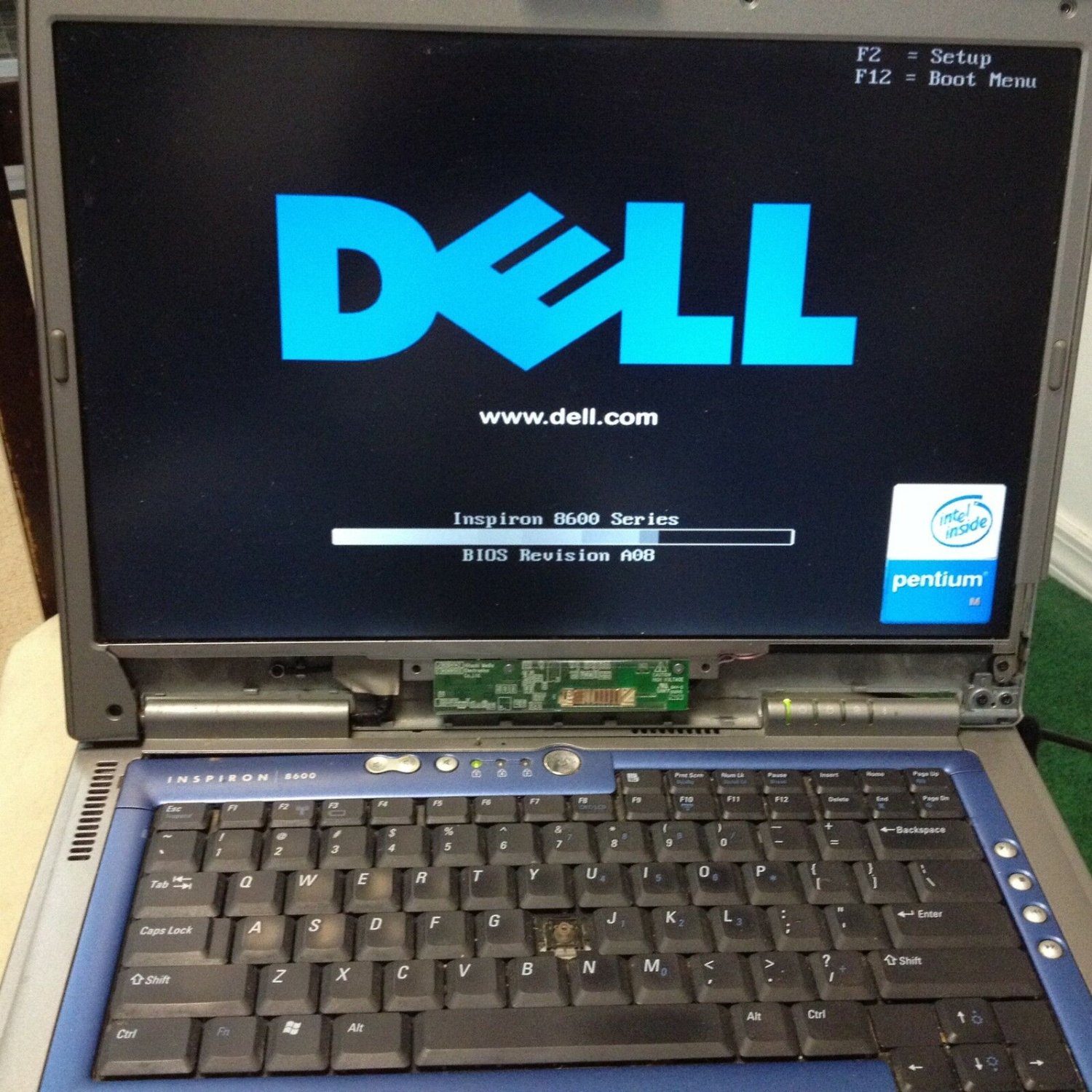 DELL INSPIRON 8600 15.4" LAPTOP NOTEBOOK MOTHERBOARD PARTS SCREEN CASE ...