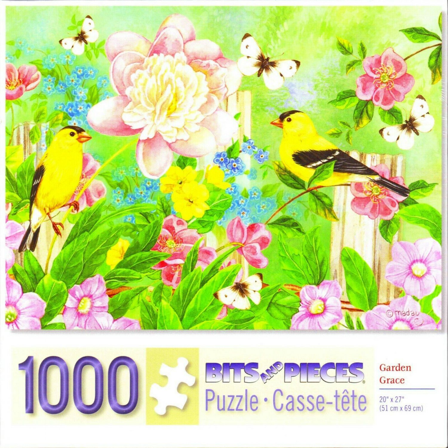 Bits And Pieces - Garden Grace 1000 Piece Puzzle - Jane Maday