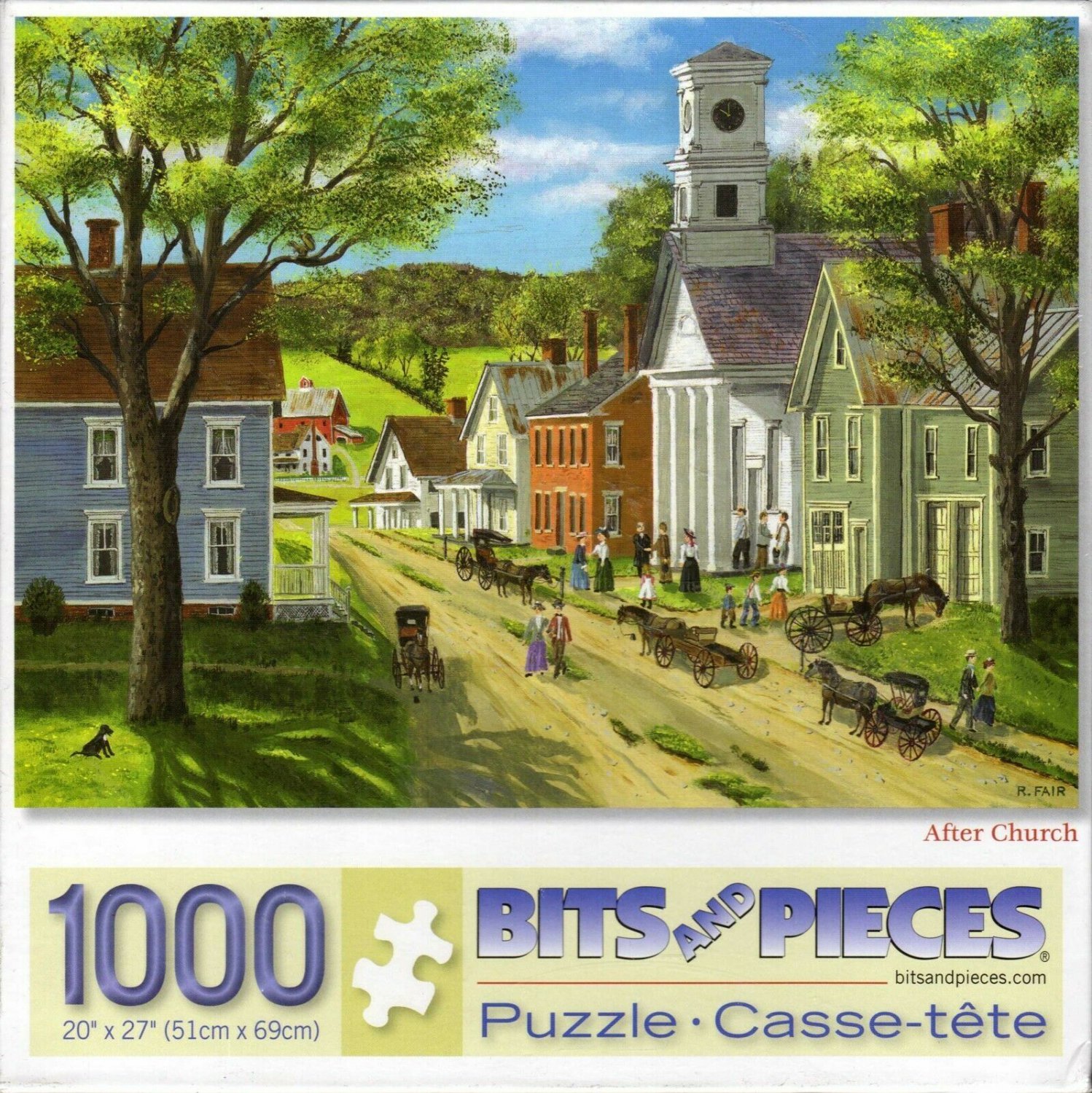 Bits And Pieces - After Church 1000 Piece Puzzle - Bob Fair