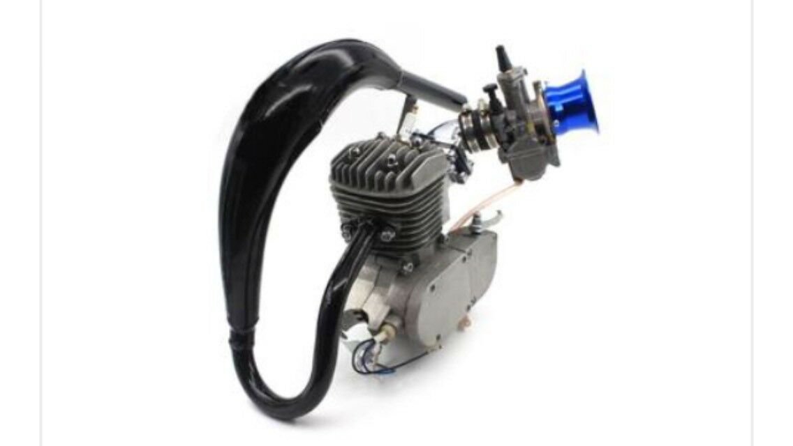 High-Performance Racing 2 -Stroke 66cc 80cc Engine Exhaust RACING HI ...