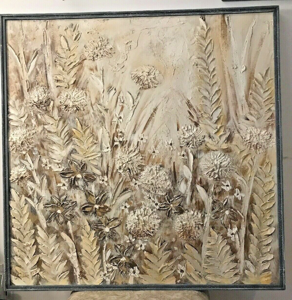 Palette Knife Oil on Canvas Painting by STEPHEN KAYE Signed and Framed