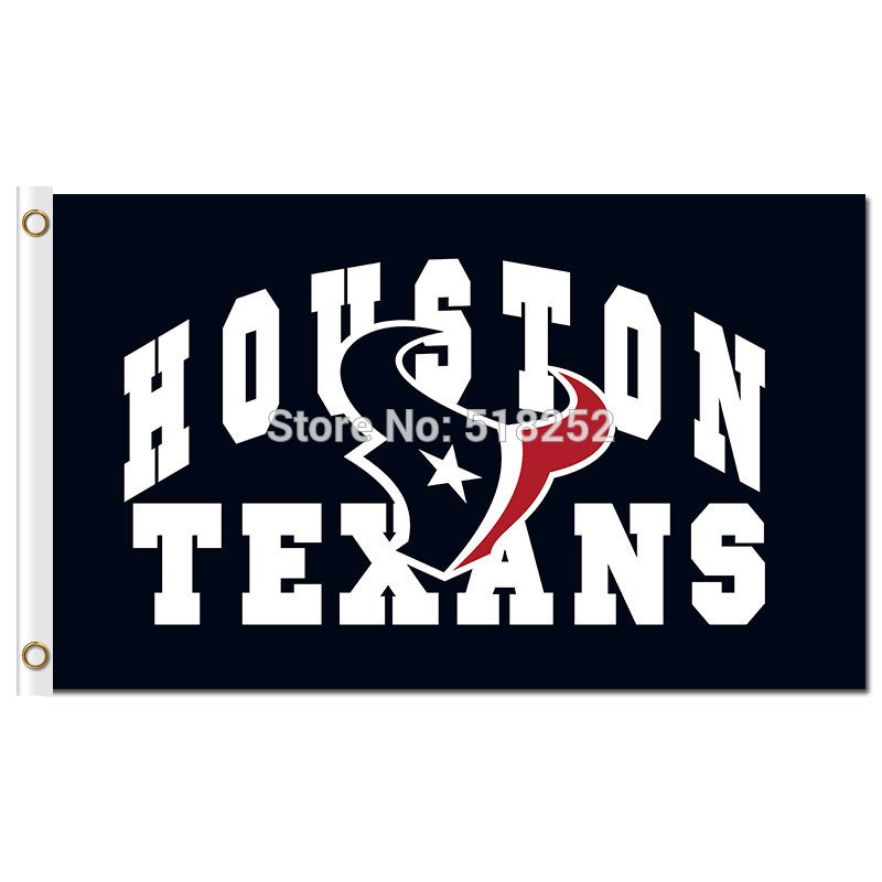 Houston Texans flag banner 3x5ft w/Grommets polyester 025