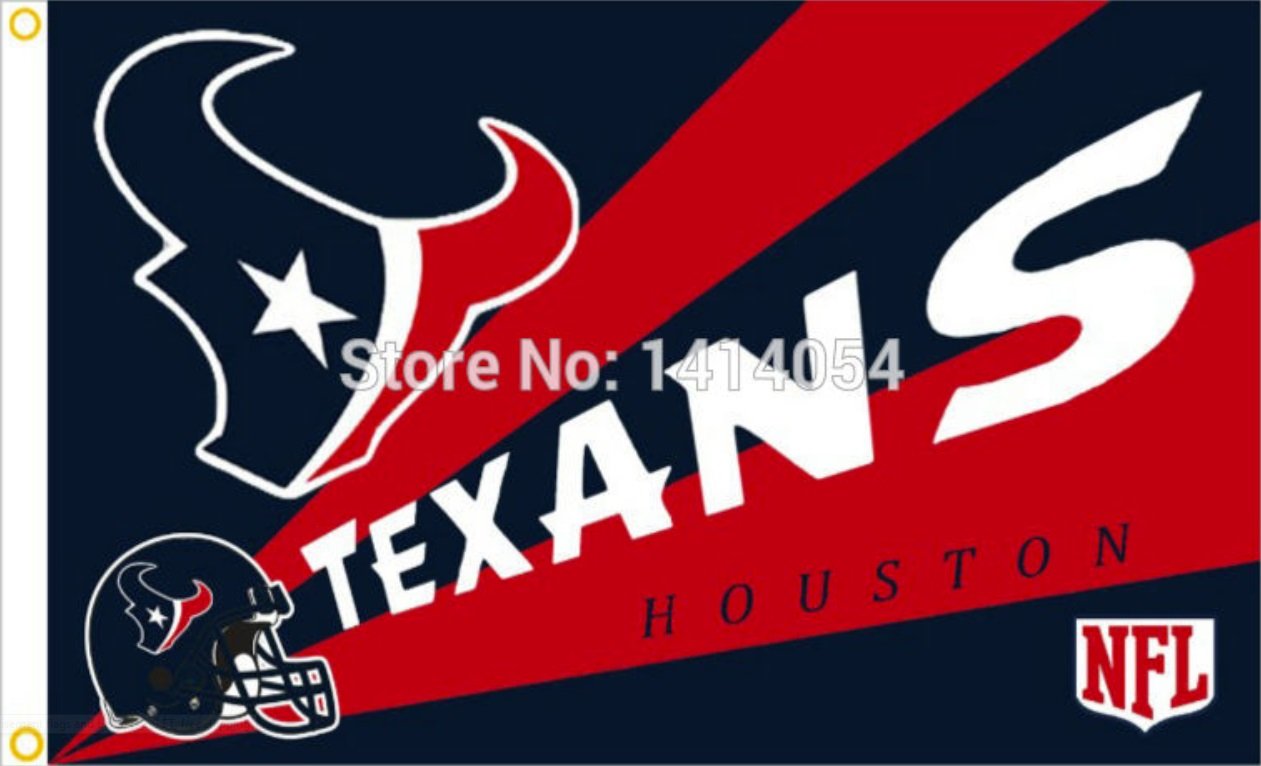 Houston Texans flag banner 3x5ft w/Grommets polyester 027