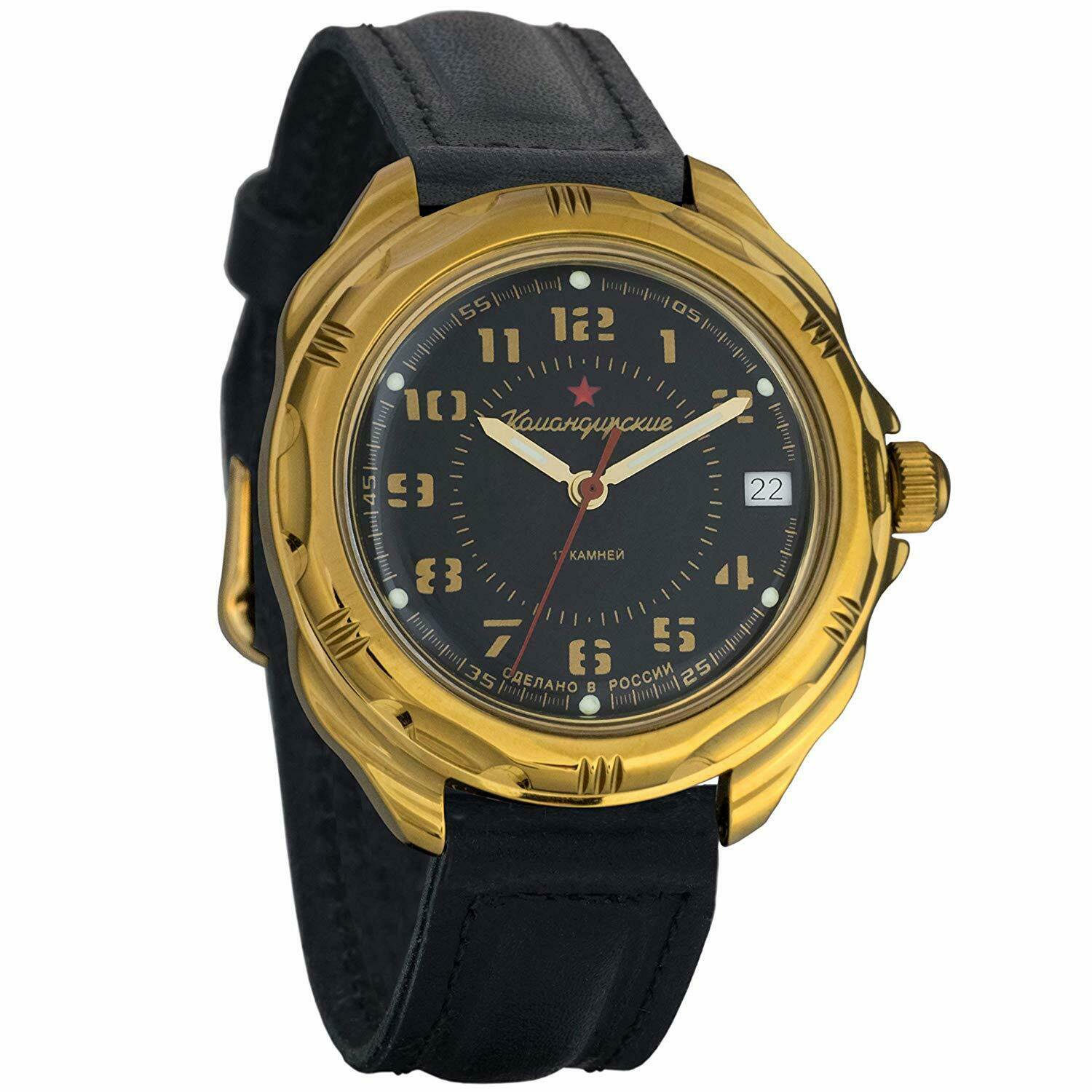 Vostok Komandirskie 219123 / 2414a Russian Military Mechanical Mens ...
