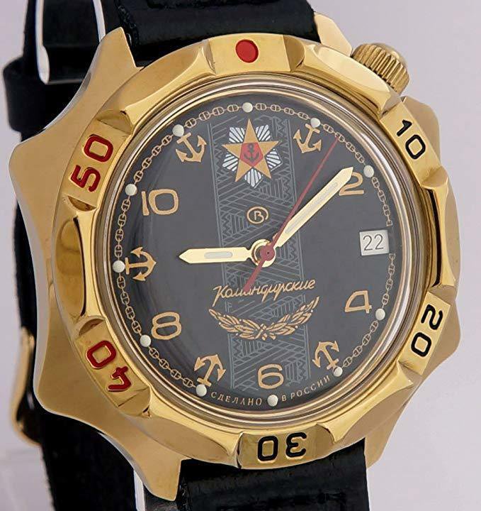 Vostok Komandirskie 539301 Military Russian Navy Force Commander Watch