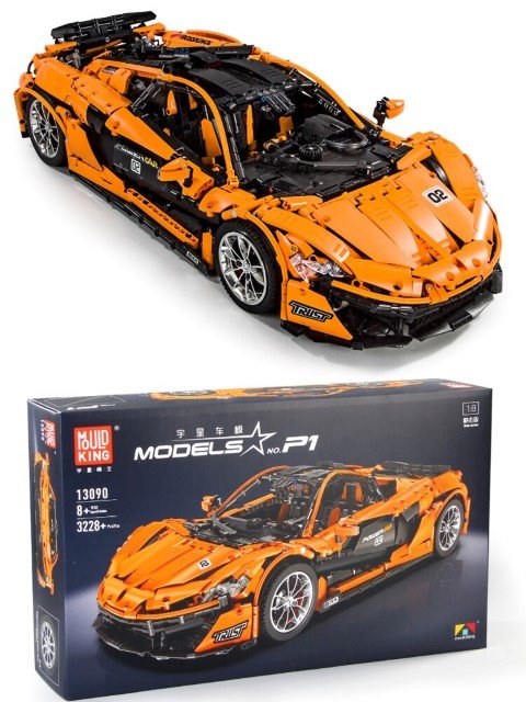 Mould King 13090 Mclaren P1 Supercar (MOC-16915) 3228 Pcs 1:8 Building Blocks Set *FREE SHIPPING*