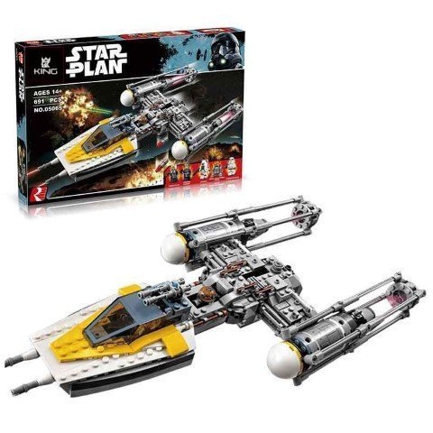 King/Lepin 05040 Y-wing Attack Starfighter UCS ( Retired 75172) 1473 ...