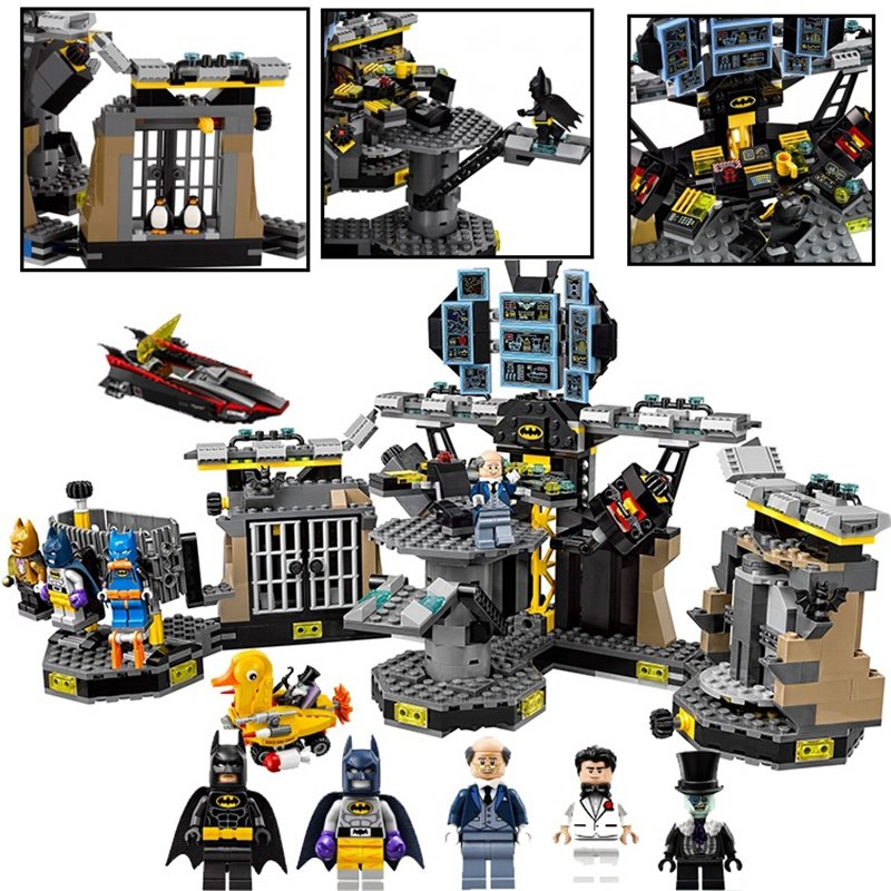 Batman Movie Batcave Break-in Building Blocks