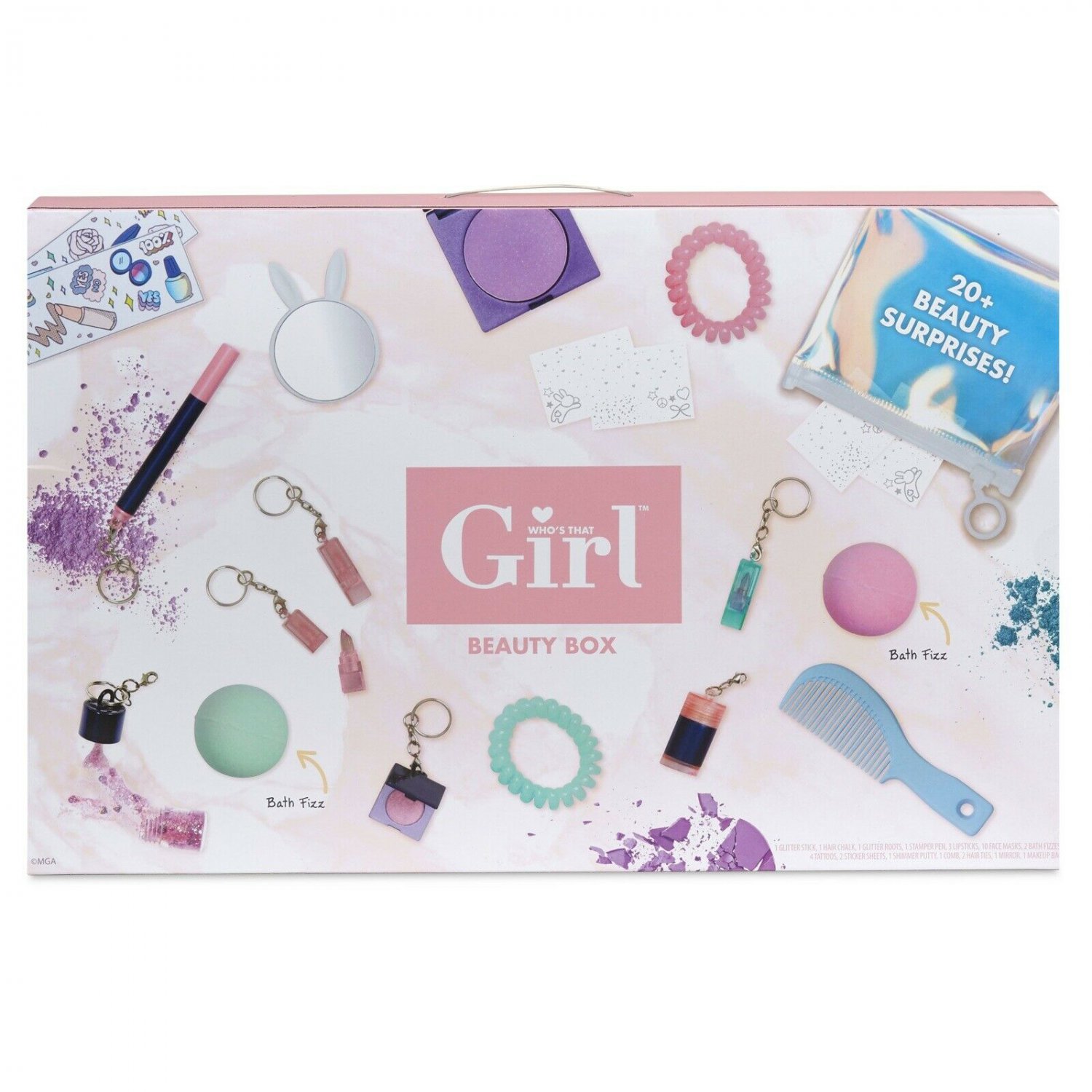 Who's That Girl Beauty Box with 20+ Beauty Surprises Toys Play