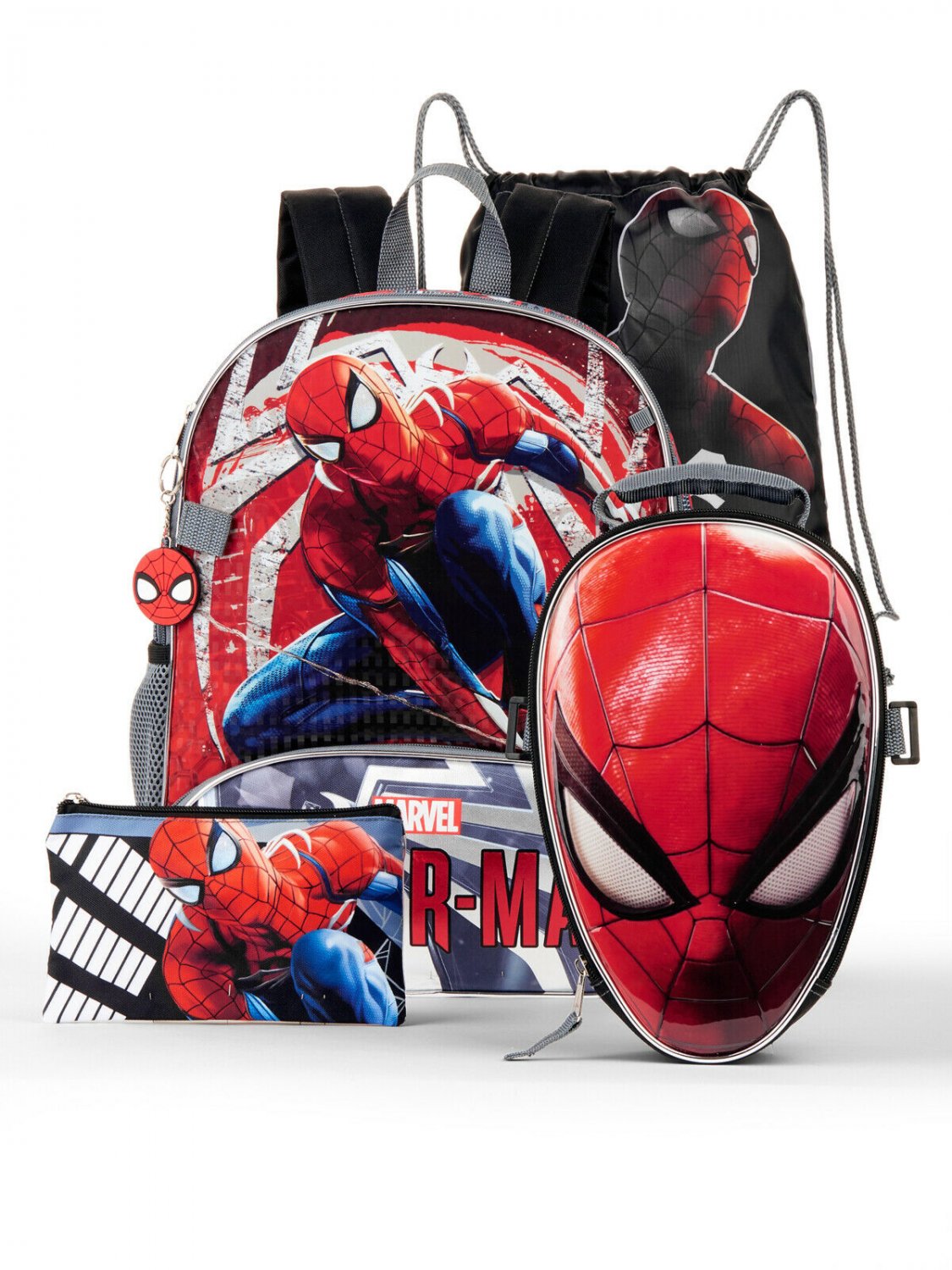 Spider-Man 5-Piece Backpack Set Back 2 School Gear