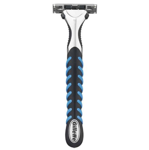 2x GILLETTE Sensor Excel Razor Handle Manual Shaver + Twin Blades Set Men