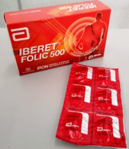 2 x Abbott Iberet Folic 500 - 30 Capsules Daily Supplements Enrich ...