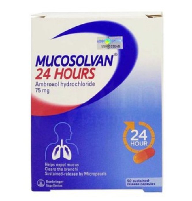 Mucosolvan 75mg 24 Hours Capsules 50's Respiratory Tract Disease - FS