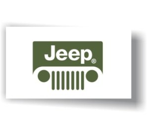 Jeep Wrangler official logo banner flag