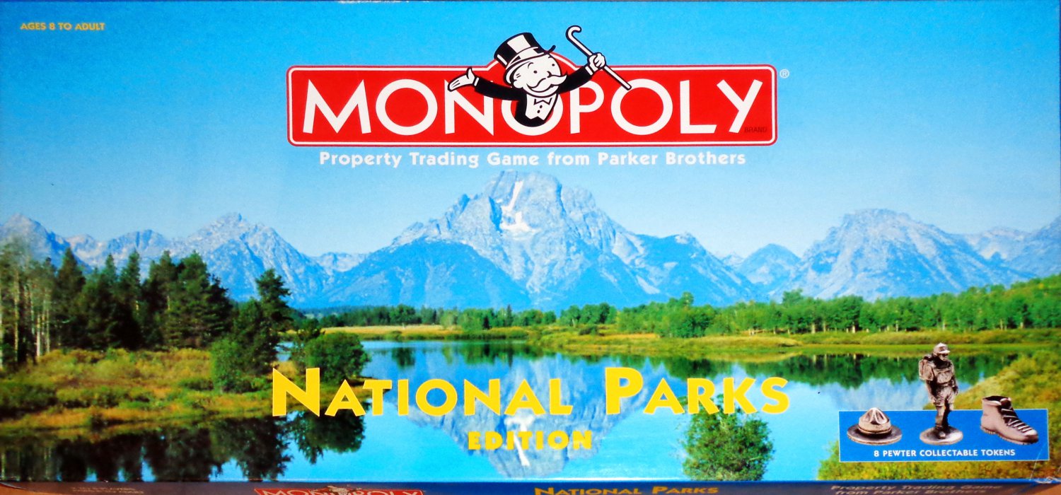 National Parks Edition Monopoly Board Game 1998