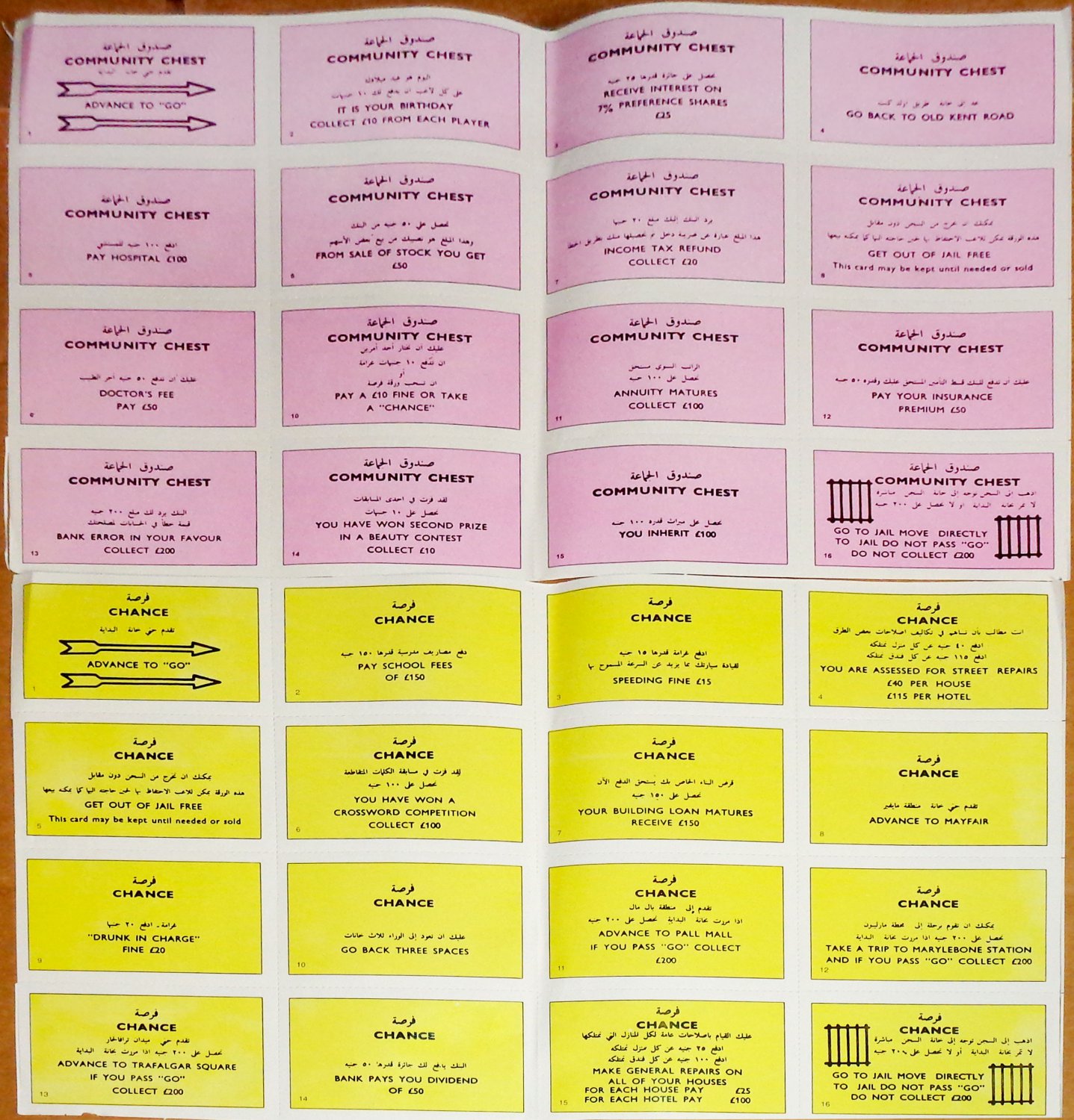 Arabic English Monopoly Board Game
