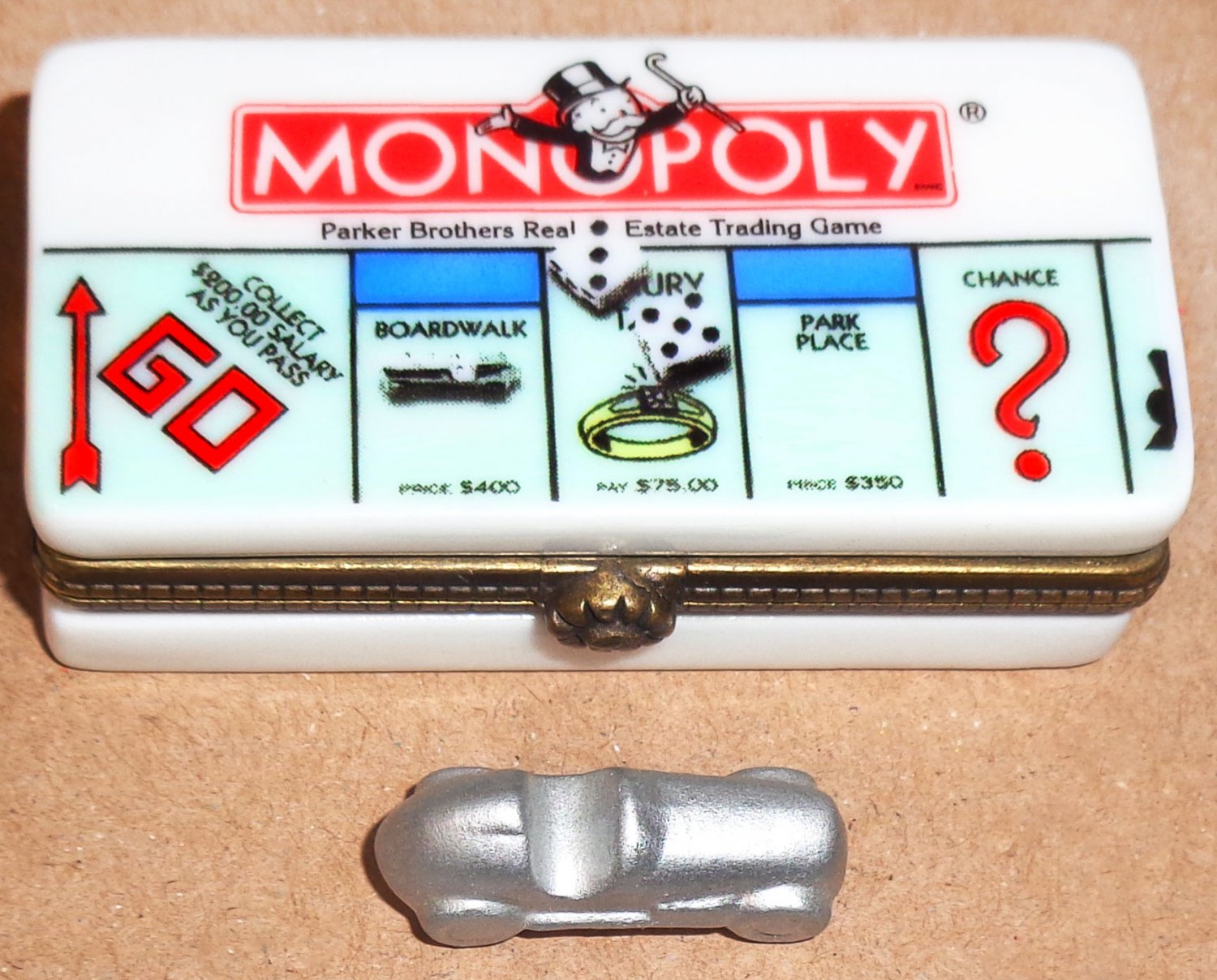 Midwest of Cannon Falls Monopoly Board Game Porcelain Hinged Trinket ...