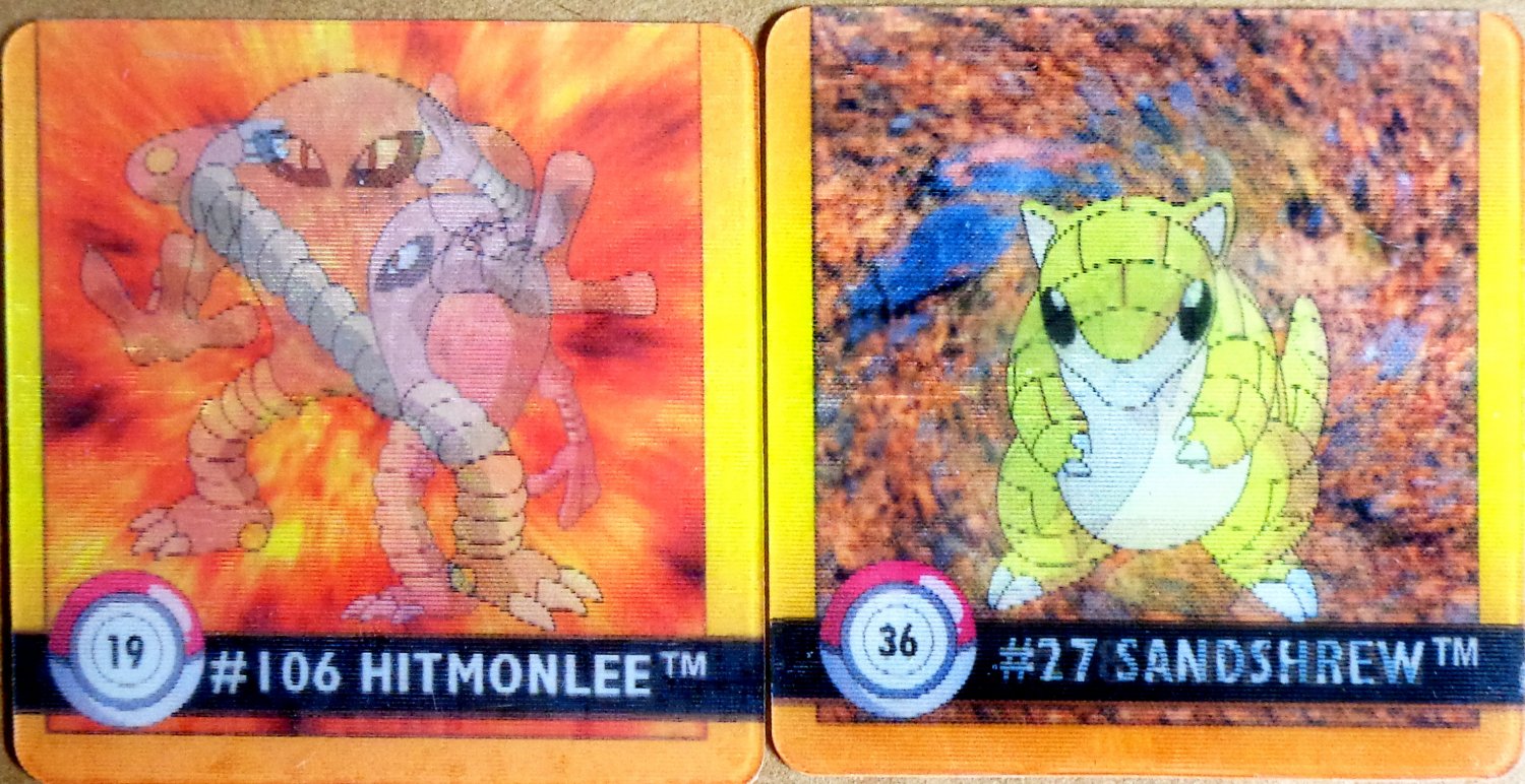 Pokemon 1999 Action Flipz Lenticular Action Cards Premier Edition Lot of 16