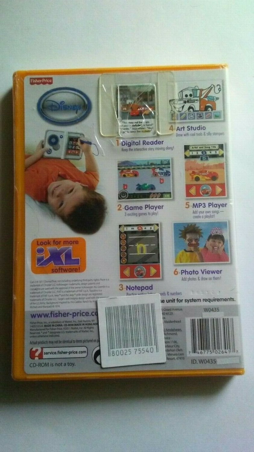 Fisher-Price iXL Learning System Software Disney Pixar Cars 2 Disney, 3 ...