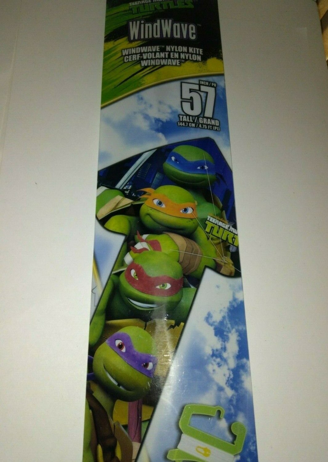 2016 Nickelodeon Teenage Mutant Ninja Turtles Wind Wave 57" Tall Kite
