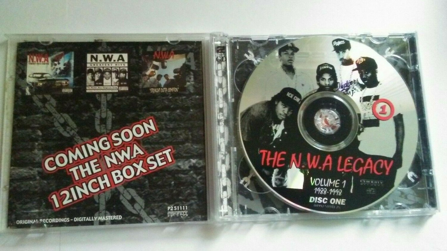 NWA LEGACY Volume 1 | 1988-98 | 2 CD Set | DR Dre, Ice Cube, Easy-E, MC Ren