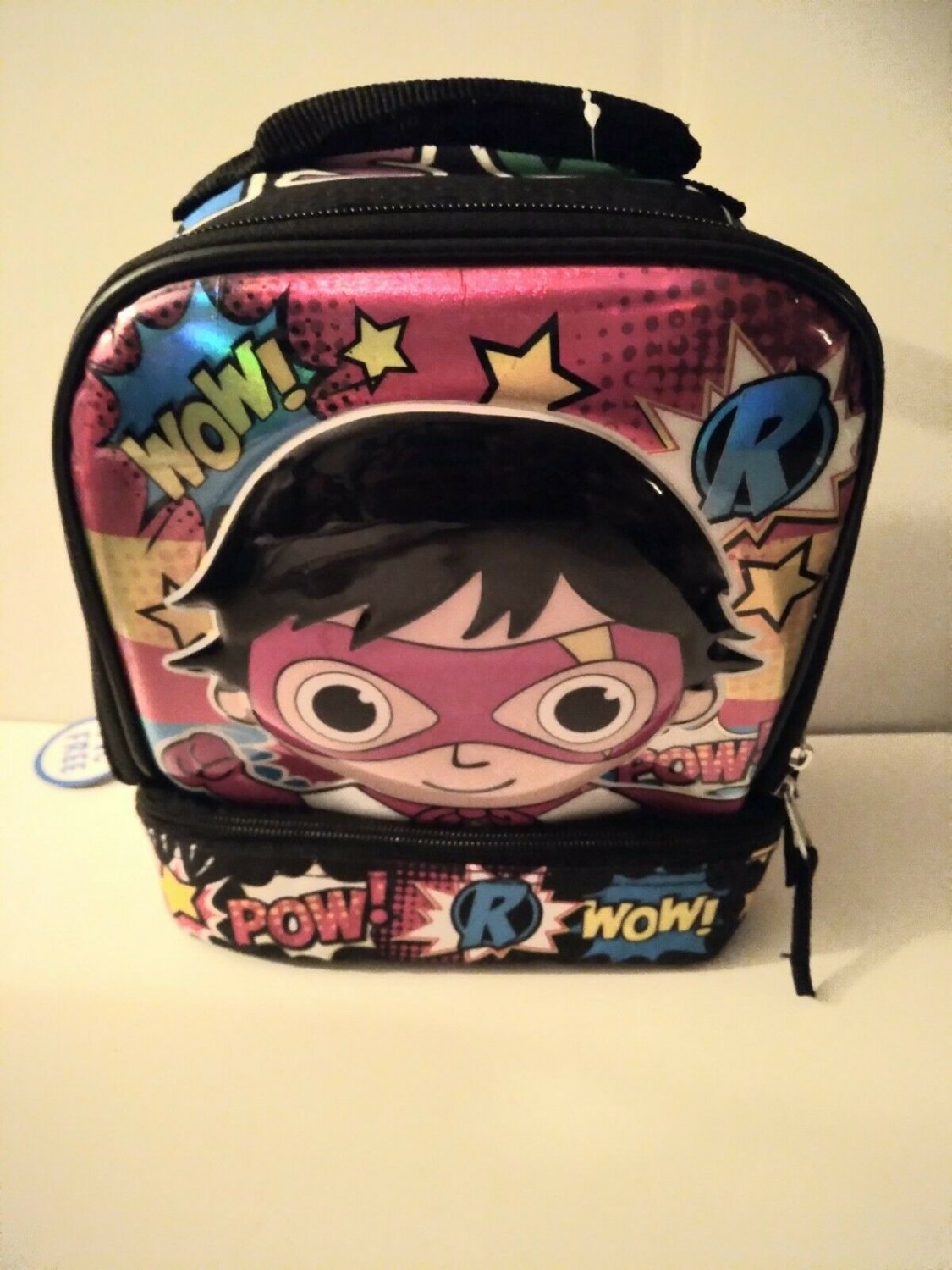 Ryans World Lunch Tote Big Face lunchbox Insulated Lunch Bag New