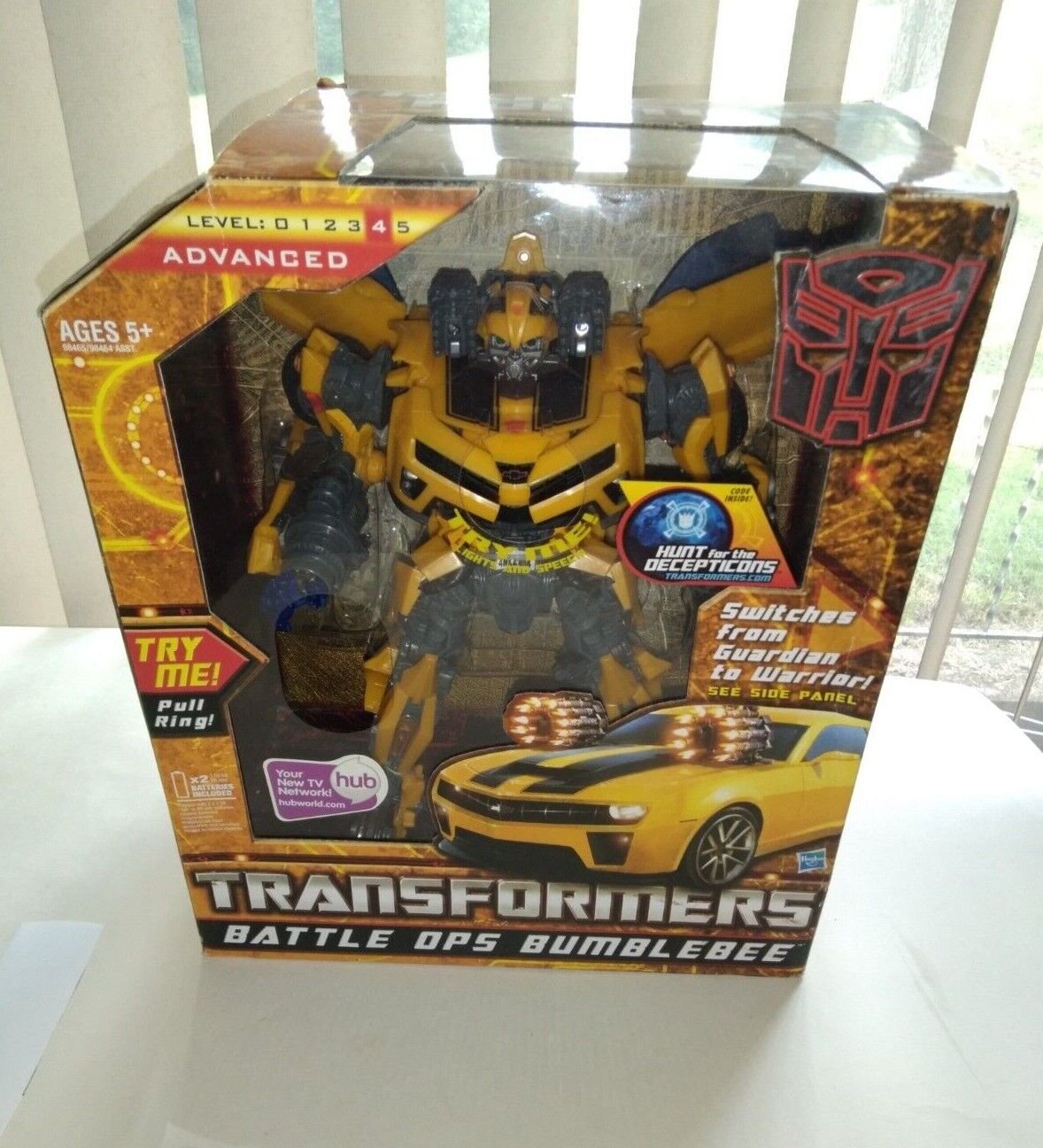 Battle Ops Bumblebee Transformers 2 Revenge of the Fallen 2009 Sealed VHTF