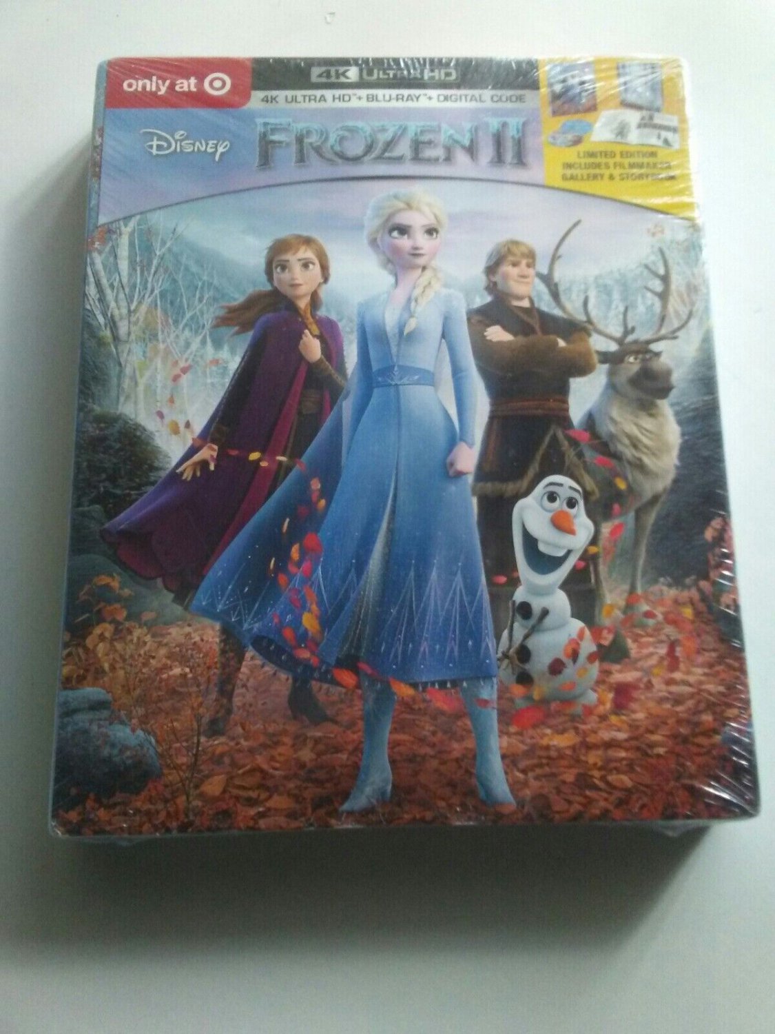 Frozen 2 UHD 4k Digital Copy Blu-ray Disc Target Exclusive +Storybook ...