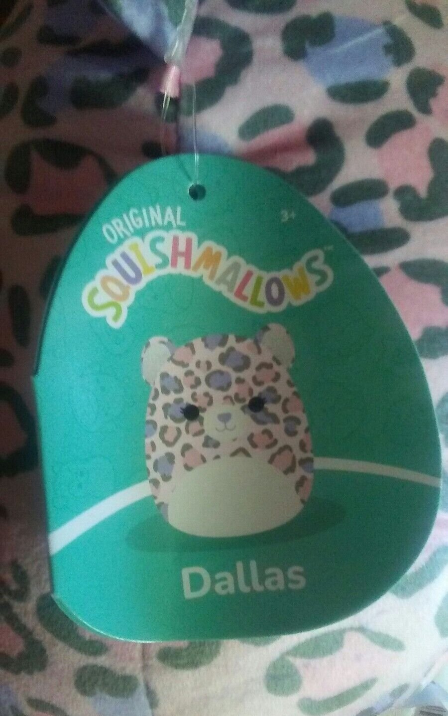 SQUISHMALLOW DALLAS THE LEOPARD 8" LIMITED EDITION PLUSH New with Tag