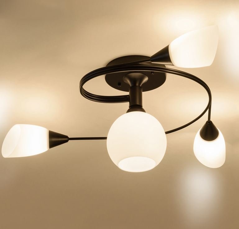 Sitting Room Ceiling Light Bedroom Chandelier Rotate Pendant Lamp