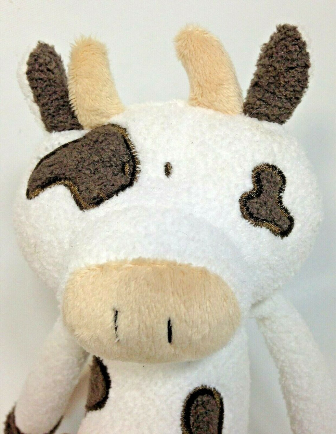 Ganz Longfellows Cow Plush Toy H13855 Brown White Stuffed Animal Sewn ...