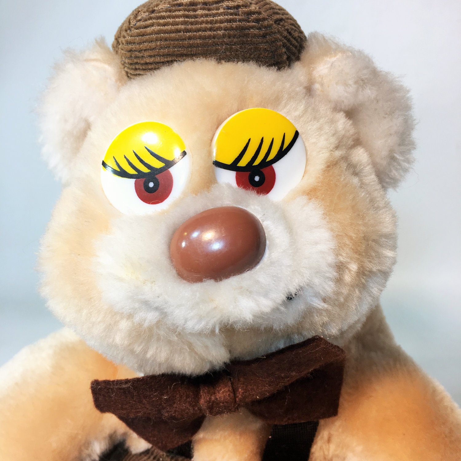 RARE Vintage 1985 World of Smile Teddy Bear Plush Pot Belly Stuffed ...