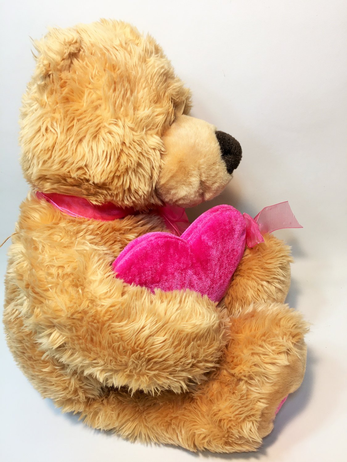 Gund Teddy Bear Plush Valentine's Red Heart Heads & Tales LARGE Stuffed ...