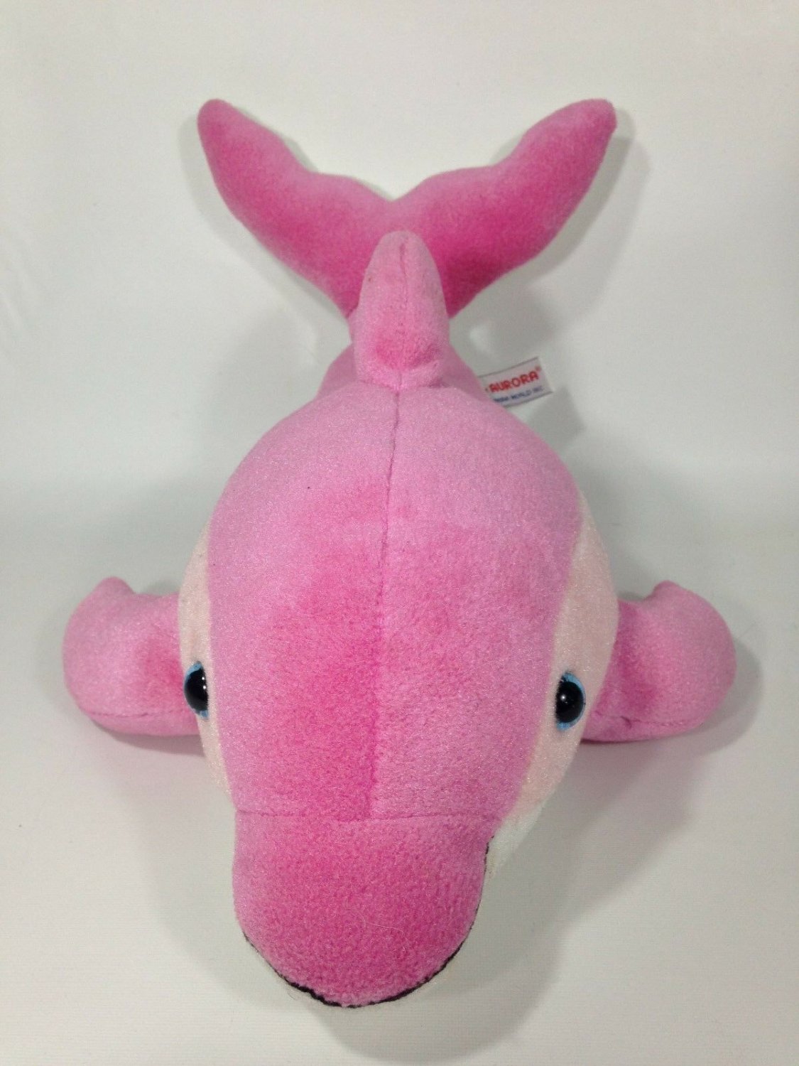 Aurora Pink Dolphin Plush Marine Suffed Animal Bottlenose Ocean Blue ...
