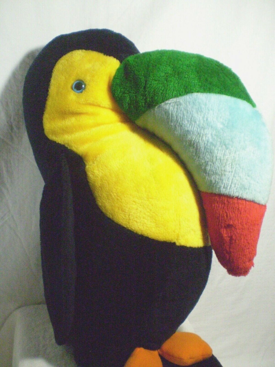 Rainforest Toucan Bird Stuffed Plush Colorful Jumbo HUGE 2'ft. (62cm)
