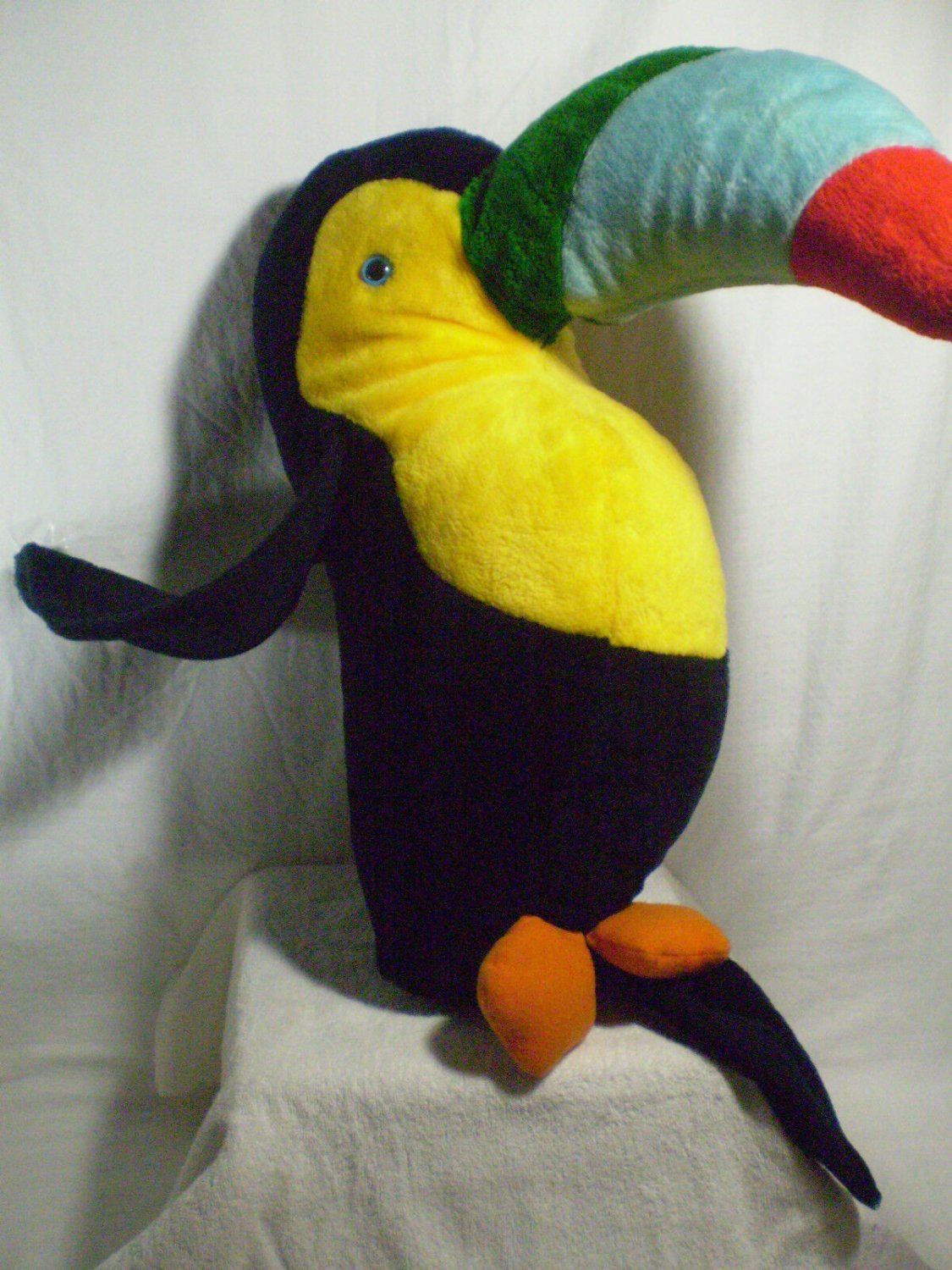 Rainforest Toucan Bird Stuffed Plush Colorful Jumbo HUGE 2'ft. (62cm)