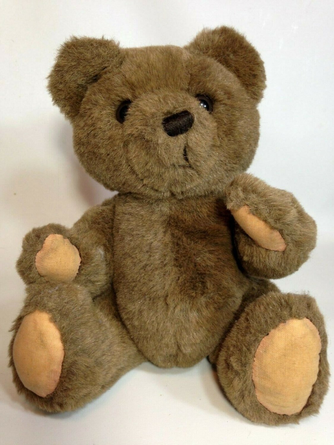 Russ Buckingham Teddy Bear Plush Brown Jointed Stuffed Animal 14" Korea ...