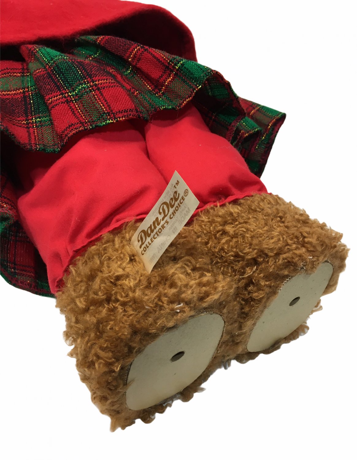 RARE Dan Dee Momma Bear & Cub Plush Hugging Christmas Holiday HTF Pom ...