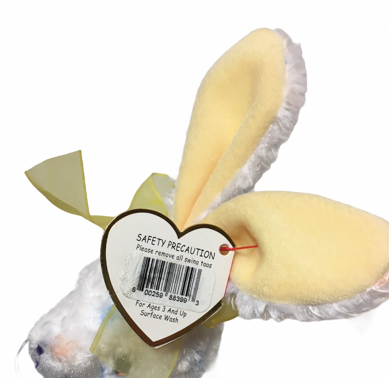 TY Beanie Baby CARROTS Bunny Rabbit Speckled Easter Stuffed Plush 2001 ...