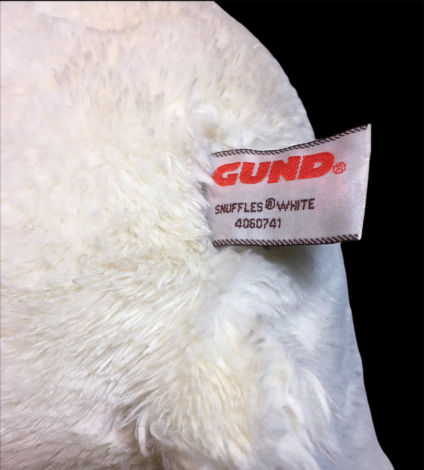 Gund White Snuffles Polar Bear Plush 4060741 Stuffed Animal Soft Snuff ...