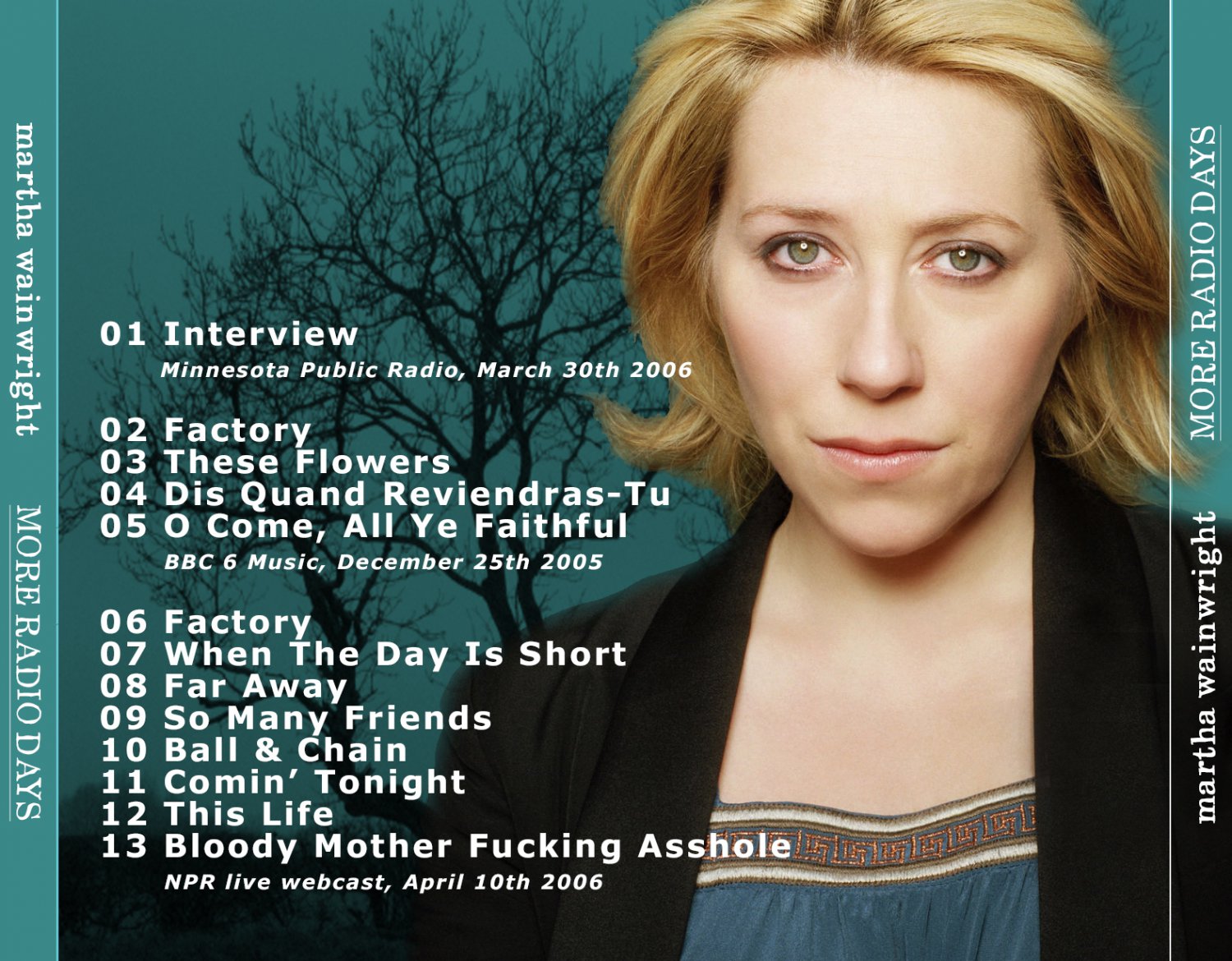 MARTHA WAINWRIGHT : MORE RADIO DAYS CD