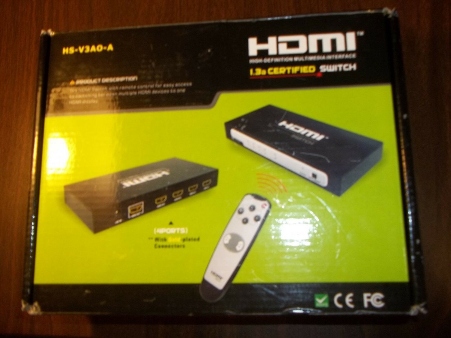 HDMI Multimedia Interface Switch Fuchicomm HS-V3A0-A (4 Port) (E009)