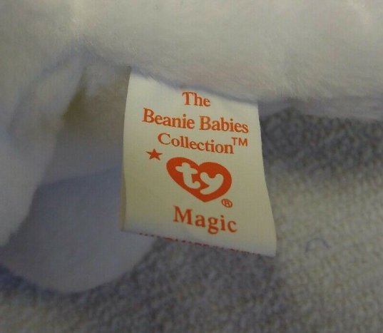 TY BEANIE BABY "MAGIC THE DRAGON" 1995 1ST EDITION VERY RARE RETIRED (BB3)