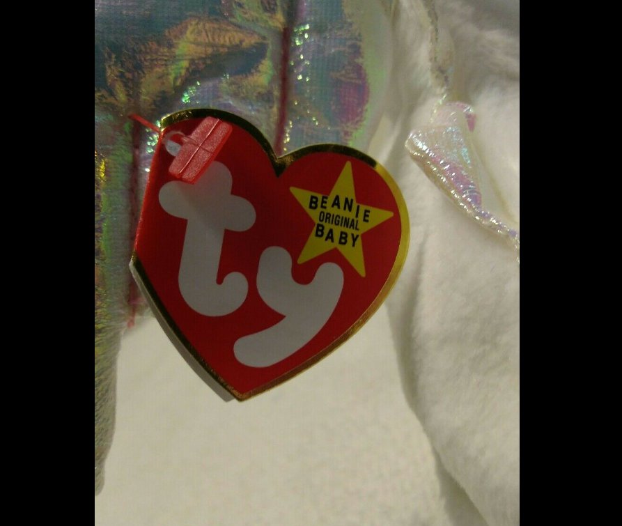 TY BEANIE BABY "MAGIC THE DRAGON" 1995 1ST EDITION VERY RARE RETIRED (BB3)